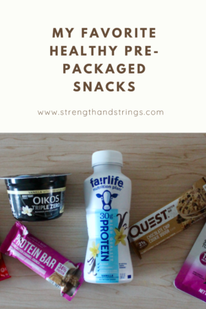 My favorite healthy pre-packaged snacks
