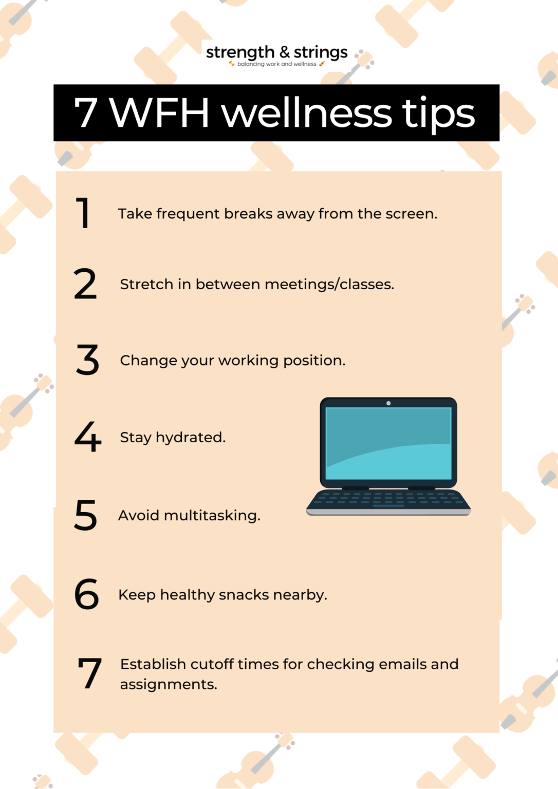 7 wellness tips for working from home